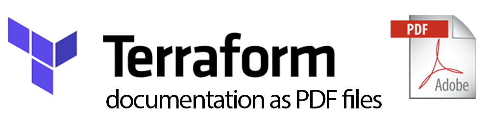 Terraform Documentation As PDF Files
